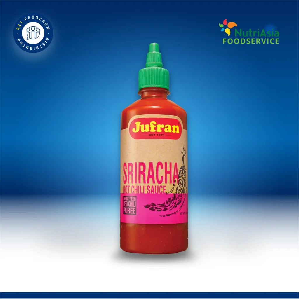 Jufran Sriracha Hot Sauce 515 g PET - FoodChow Philippines